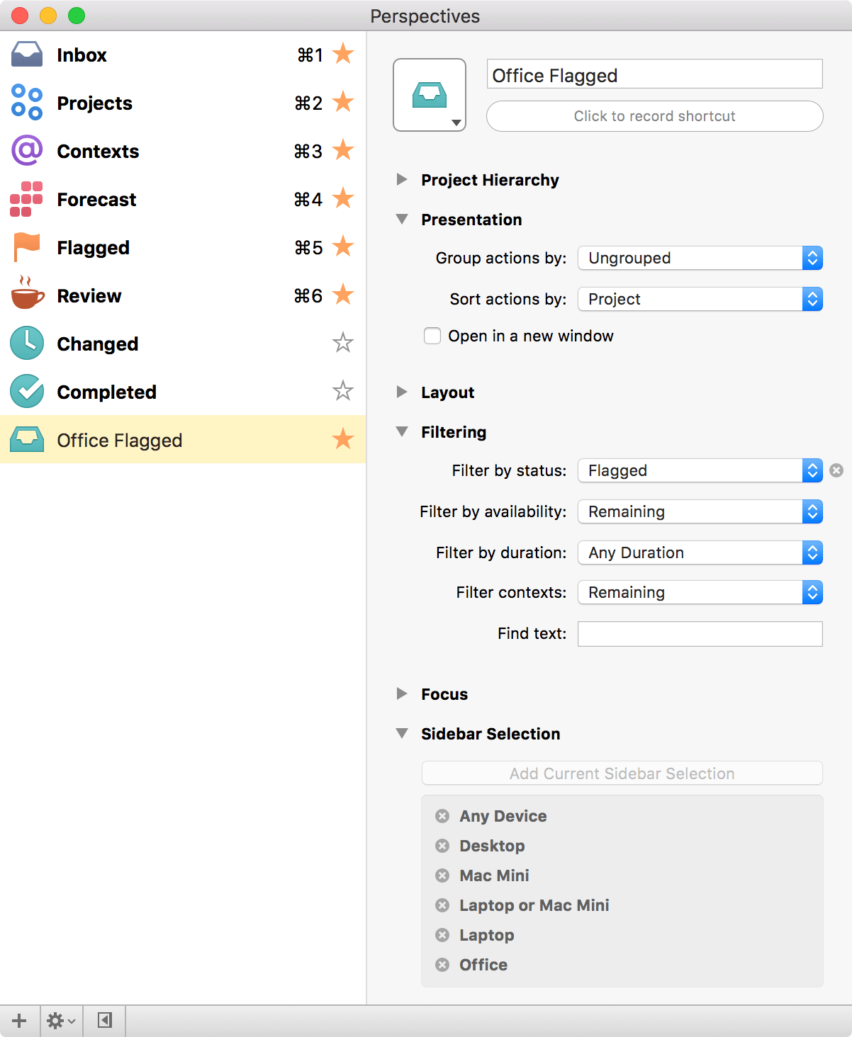 A Workflow of Perspectives - Inside OmniFocus